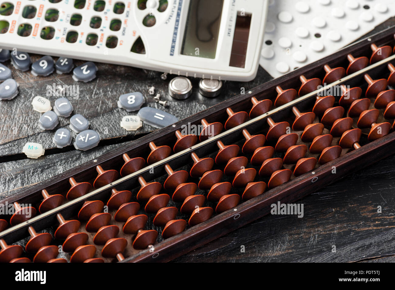 Vintage japanese calculator hi-res stock photography and images - Alamy