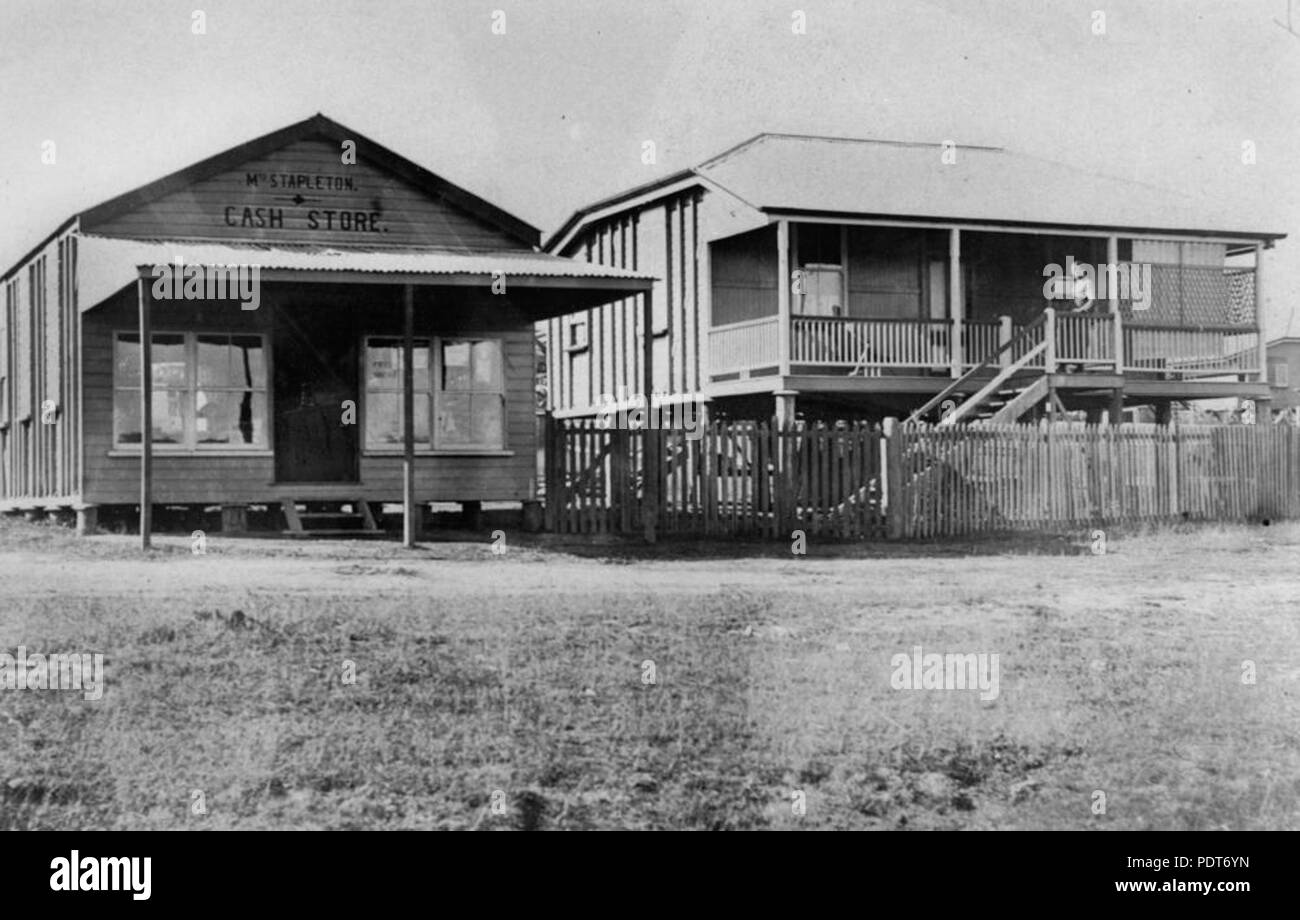 237 StateLibQld 1 166507 Mrs. Stapleton's cash store in Colinton, 1914 ...