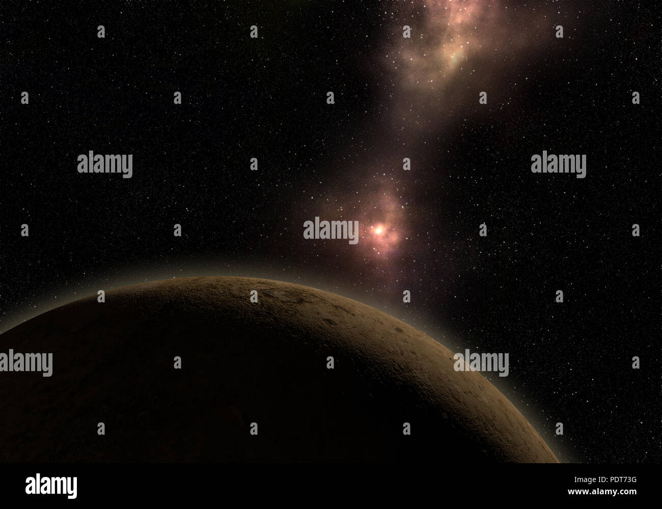 Unknown planet. Space exploration. 3D Illustration Stock Photo - Alamy