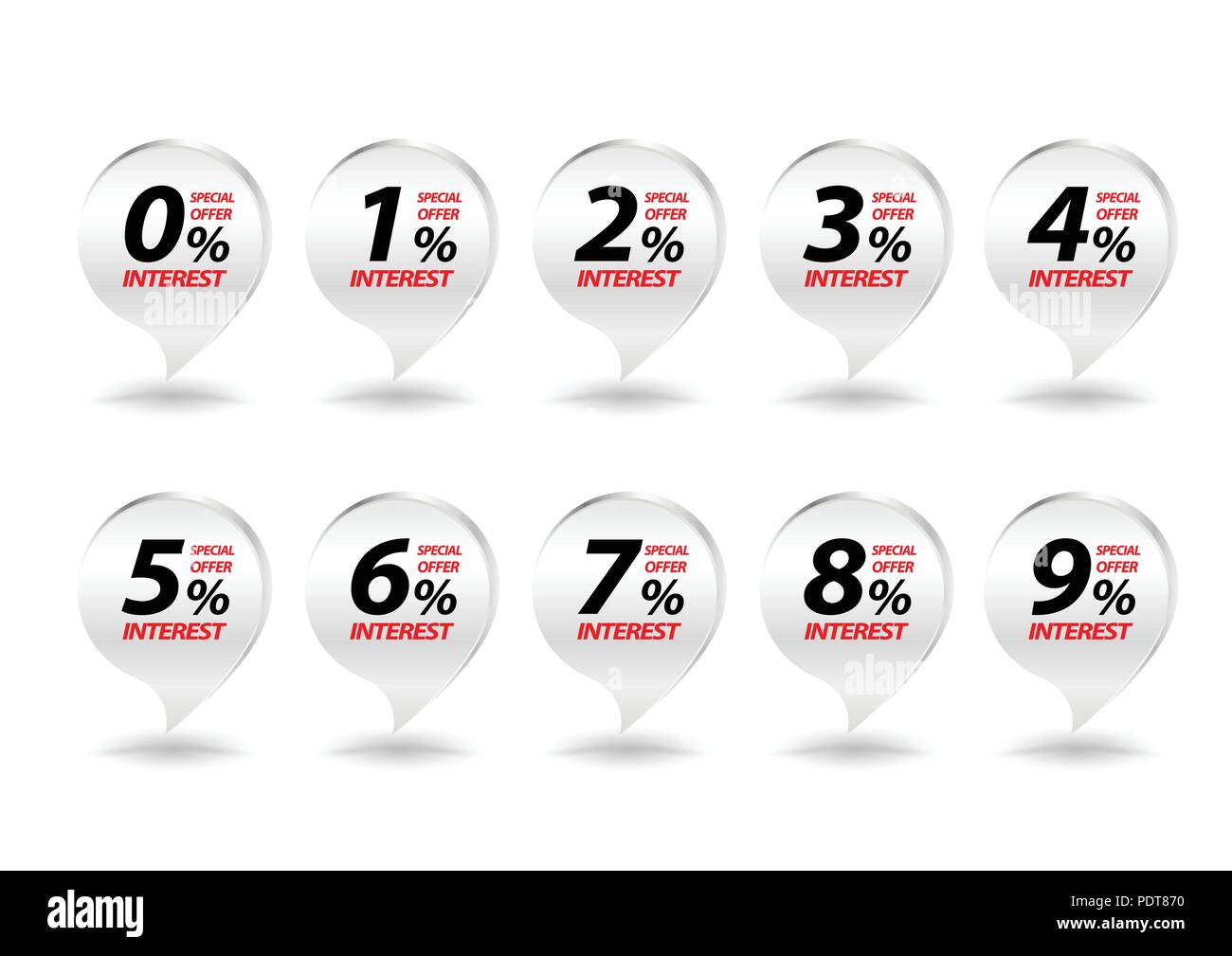 Special offer Financing banner. Vector illustration for promotion ...