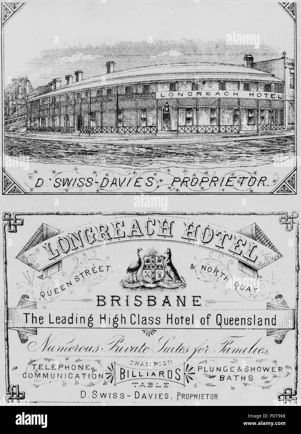 264 StateLibQld 1 391145 Advertisement for the Longreach Hotel ...