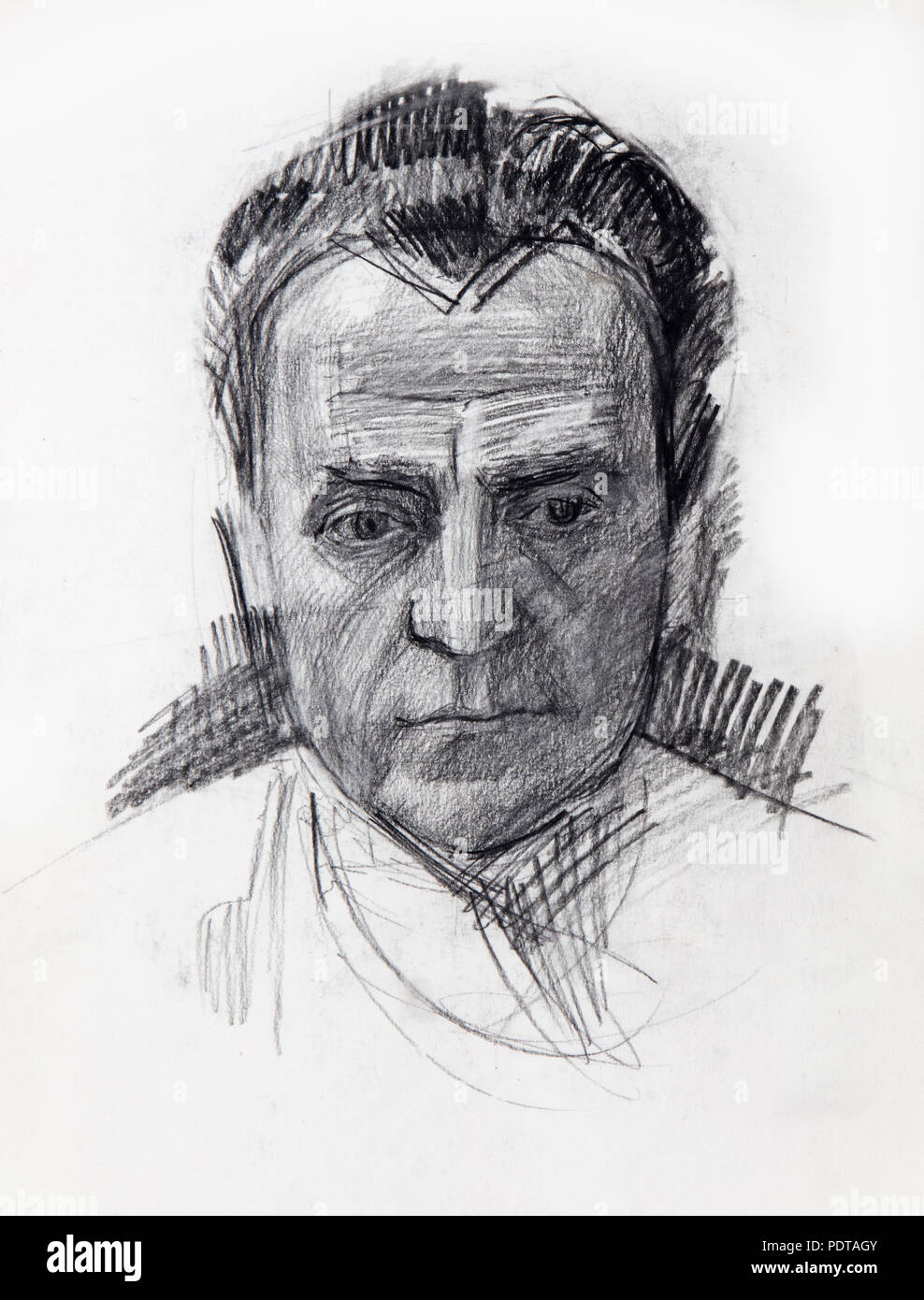 illustration drawing, sketch, portrait Stock Photo - Alamy