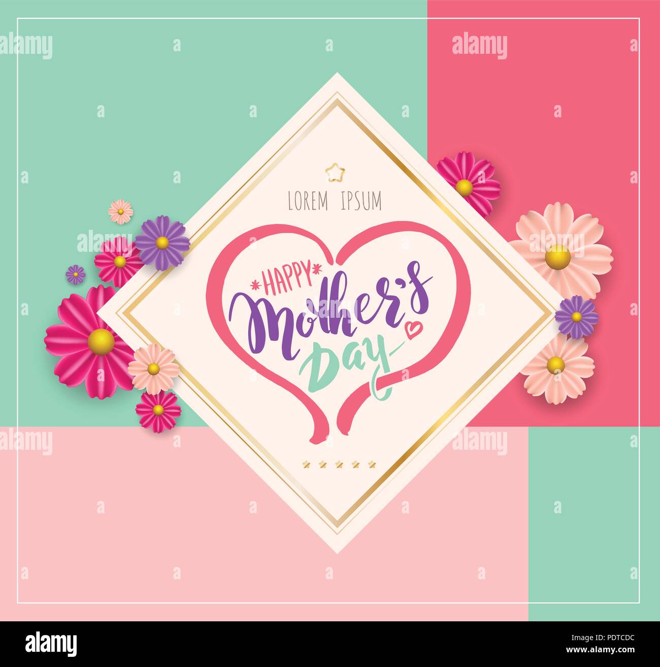 Happy Mother's Day banner. Vector illustration Stock Vector Image & Art ...