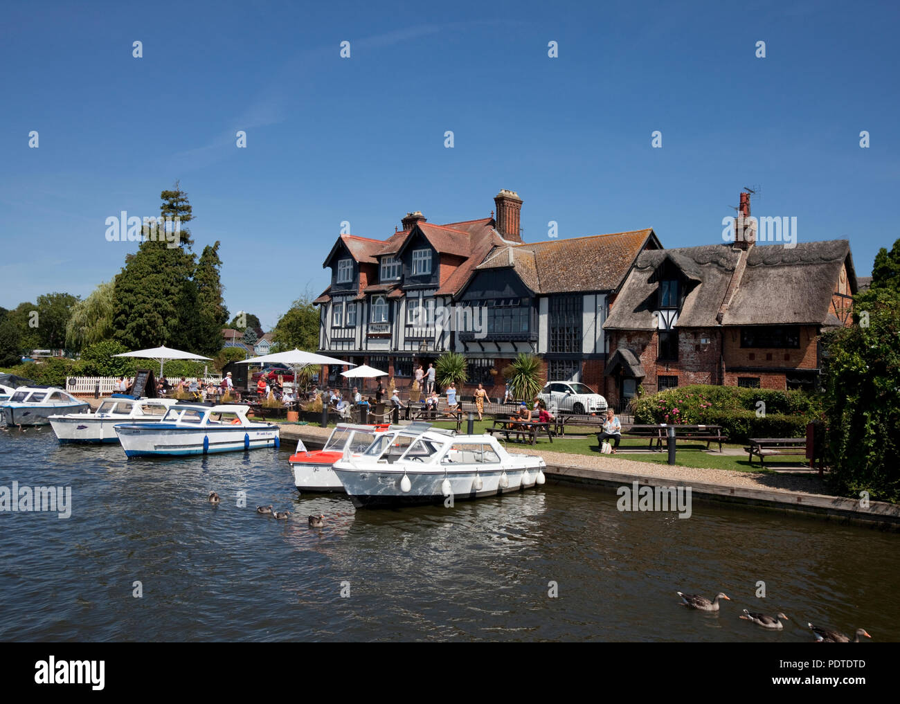 Horning Norfolk Broads Stock Photo - Alamy