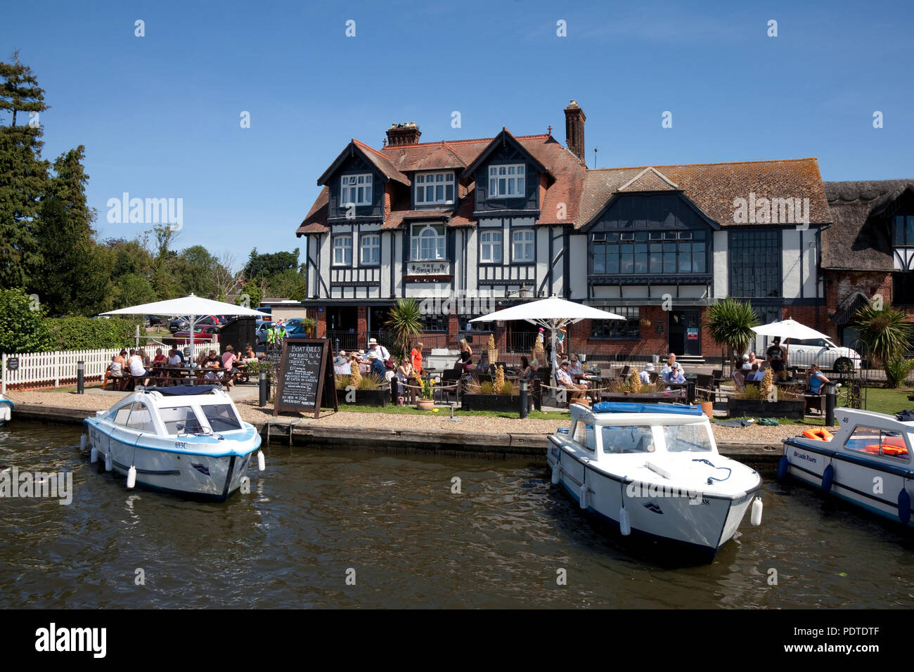 Horning Norfolk Broads Stock Photo - Alamy