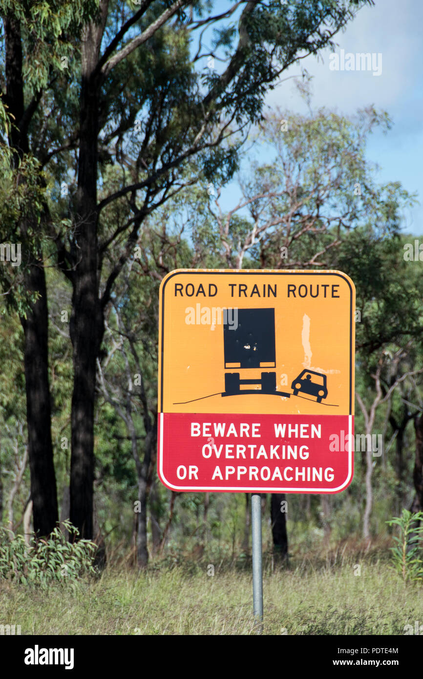 Road train in australian outback hi-res stock photography and images ...