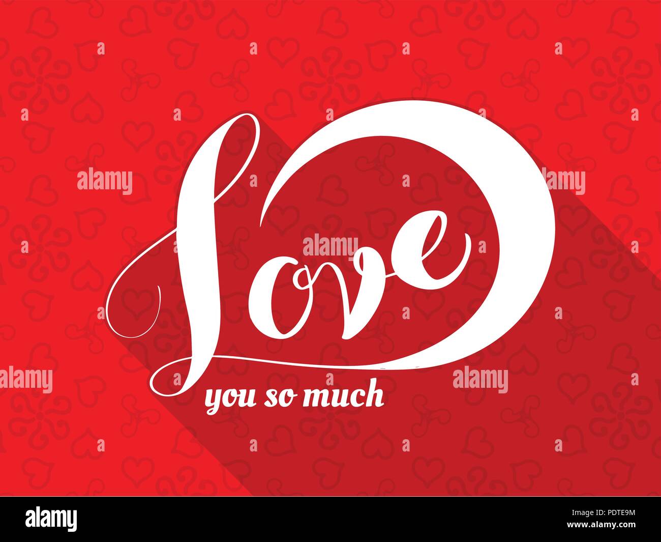 Love, hand lettering, calligraphy inscription Stock Vector Image & Art ...