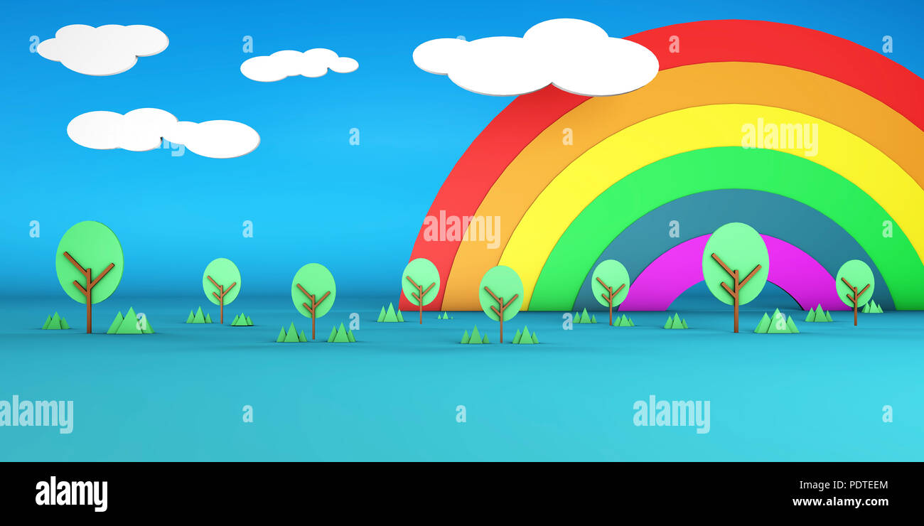 Cartoon forest hi-res stock photography and images - Alamy