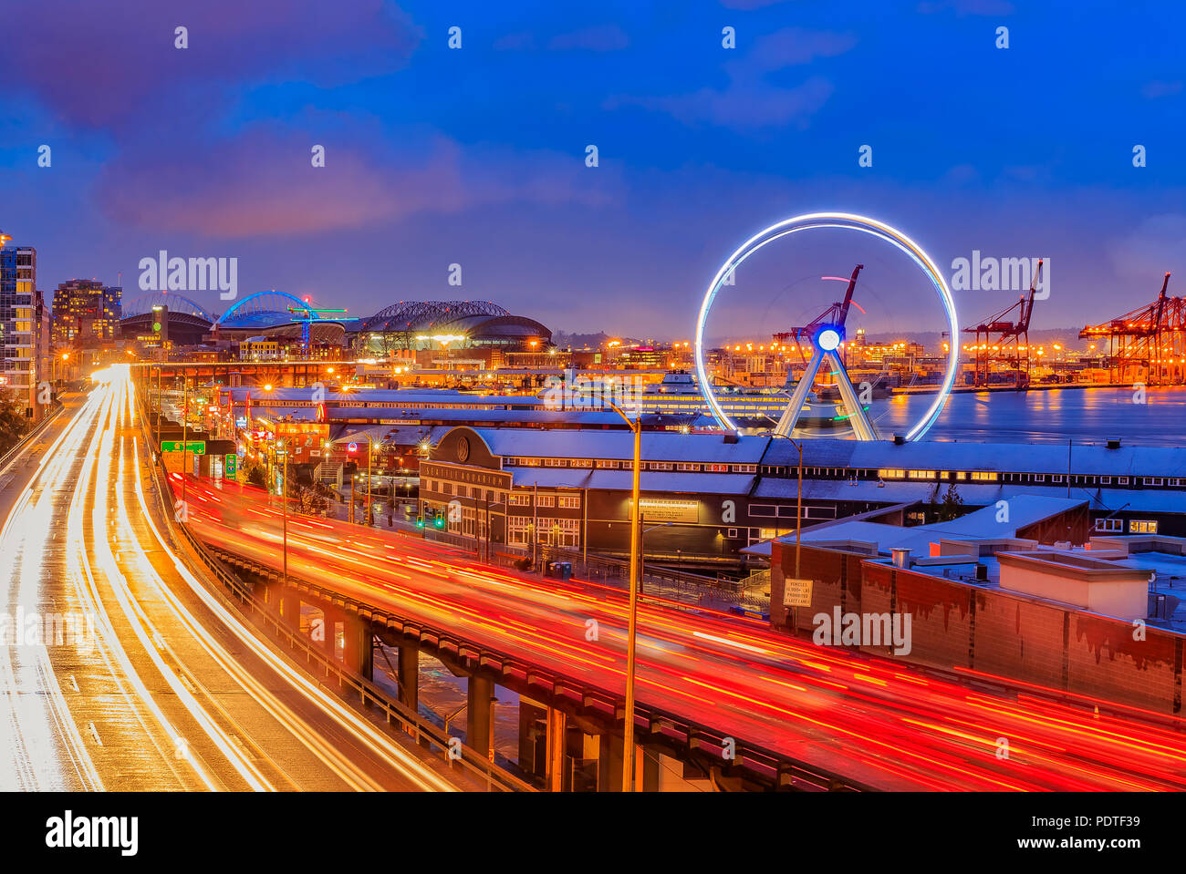 Us pacific park ferris wheel hi-res stock photography and images - Alamy