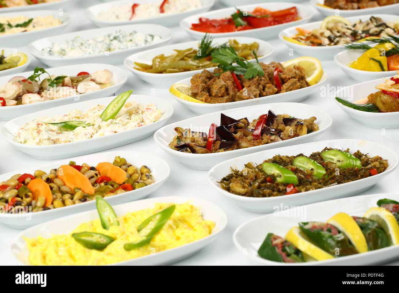 Traditional Turkish appetizer food Stock Photo - Alamy