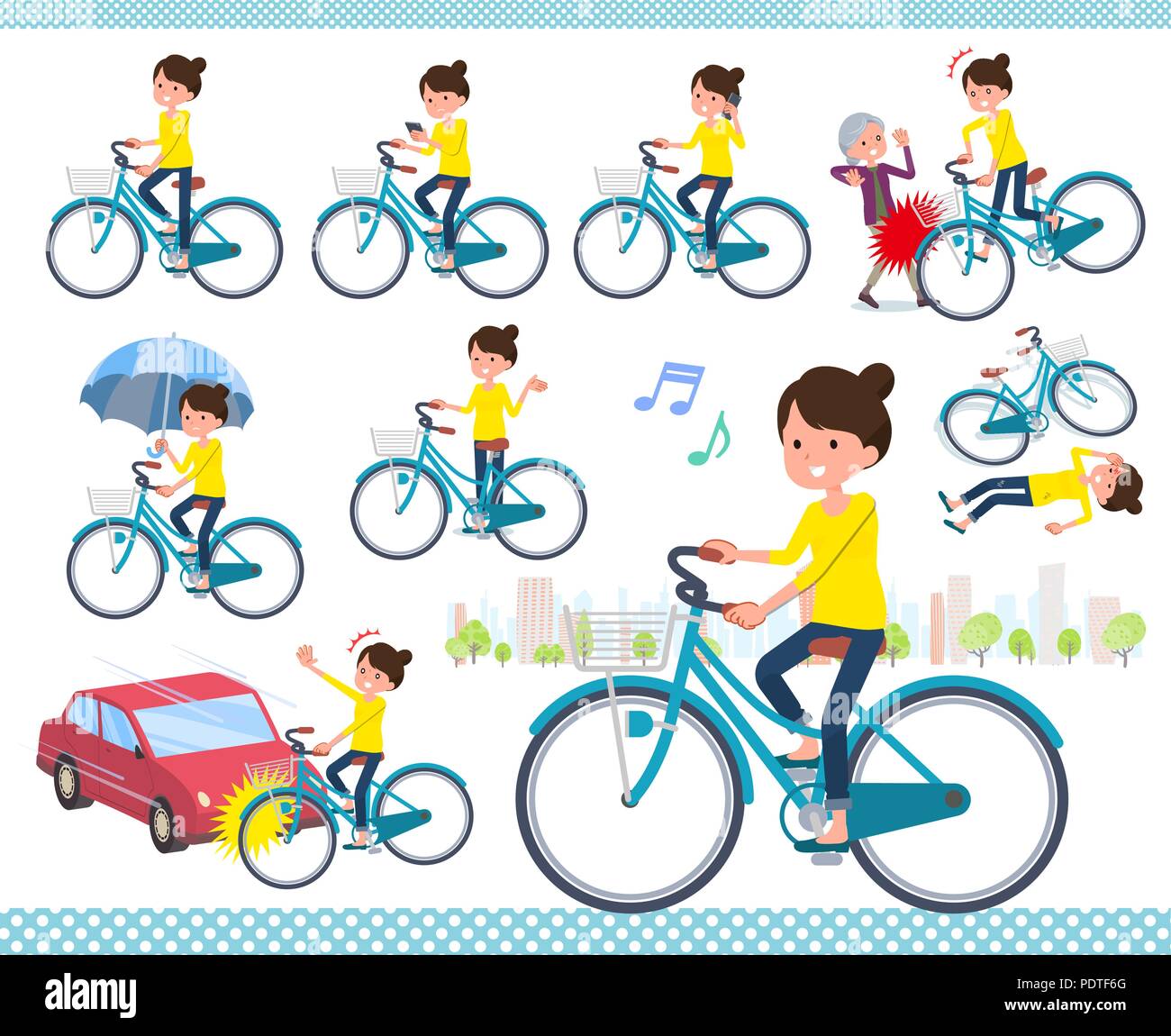 Bike safety rules Stock Vector Images - Alamy