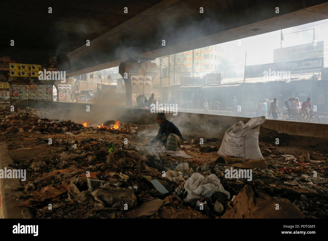 Garbage-littered on the streets is the common scenario in Dhaka, the ...