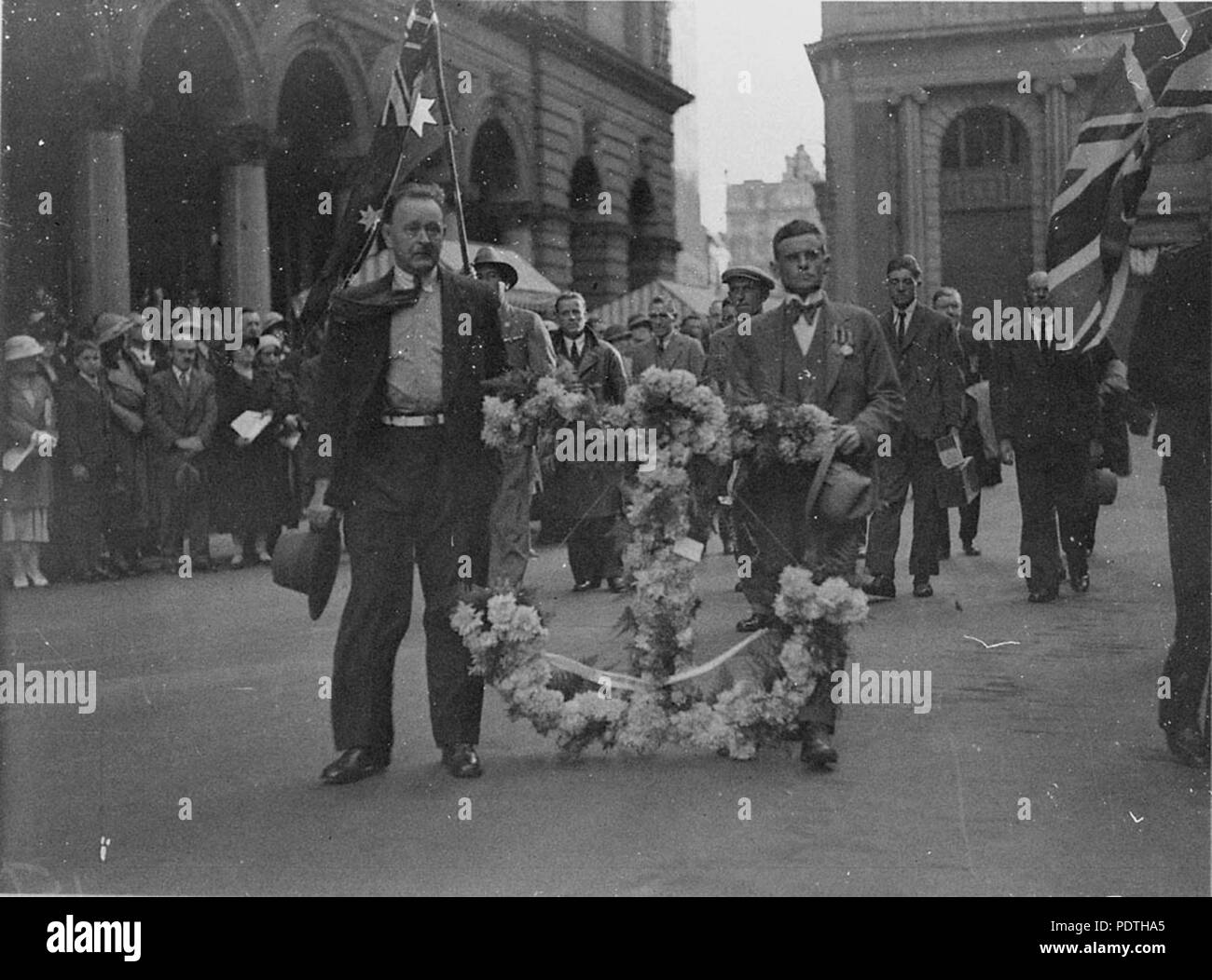 Cenotaph ceremony Black and White Stock Photos & Images - Alamy