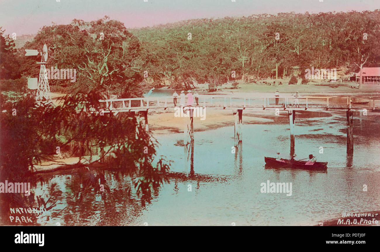 176 SLNSW 796814 National Park NSW including bridge Stock Photo - Alamy