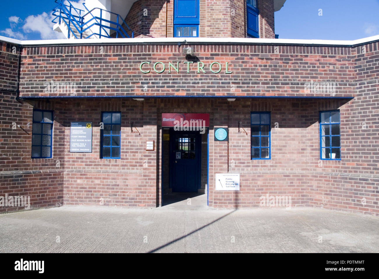 Barton airport control tower hi-res stock photography and images - Alamy