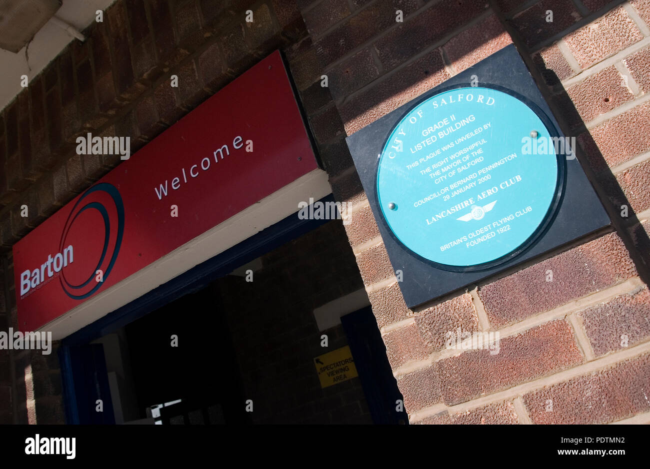 Barton city airport control tower hi-res stock photography and images ...
