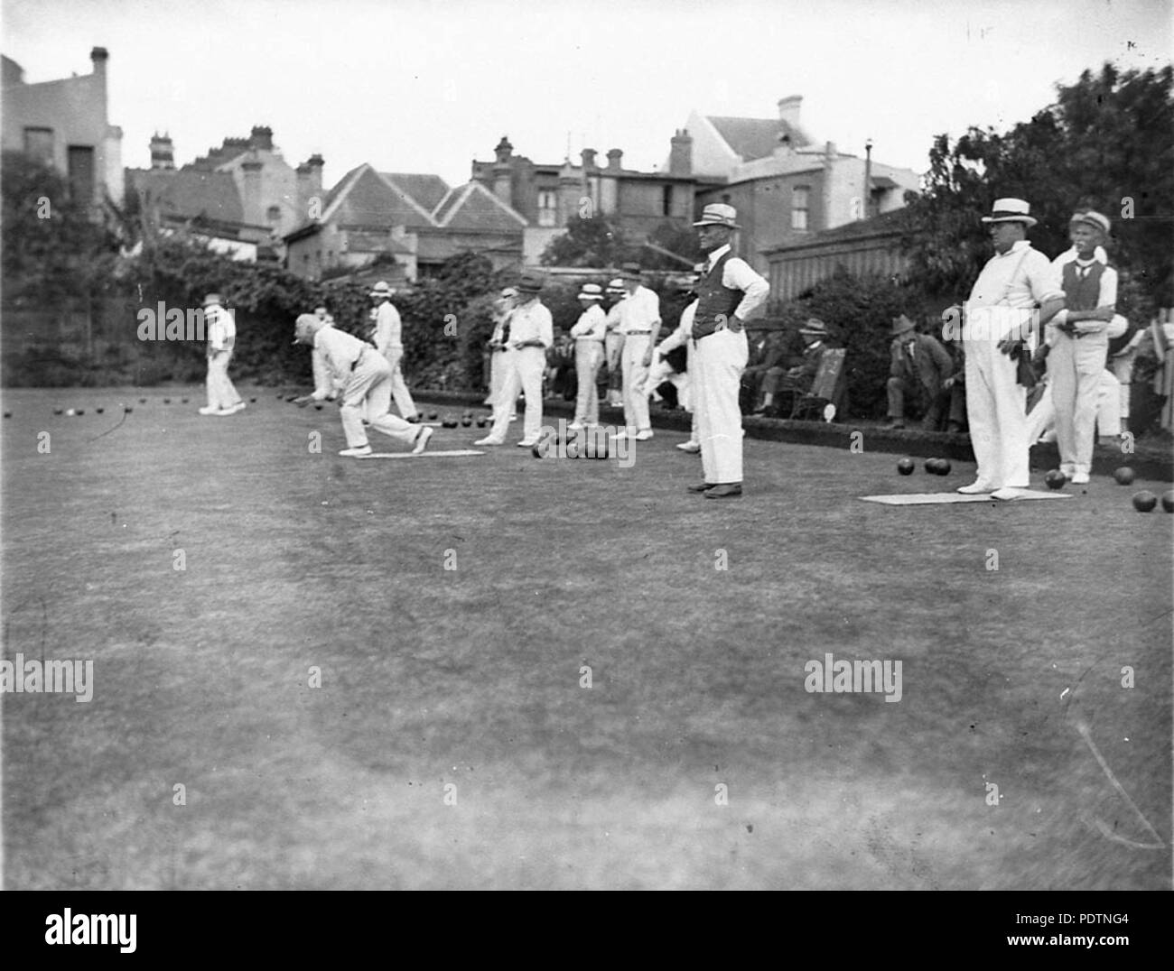 Sport of bowls Black and White Stock Photos & Images - Alamy