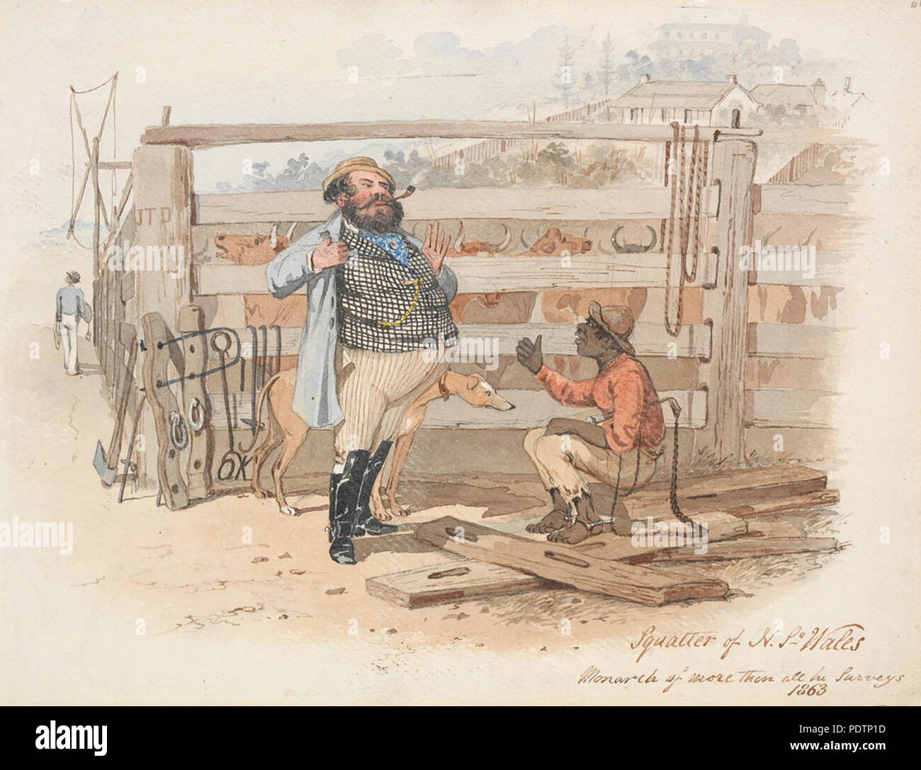 196 ST Gill Squatter 2 Stock Photo - Alamy