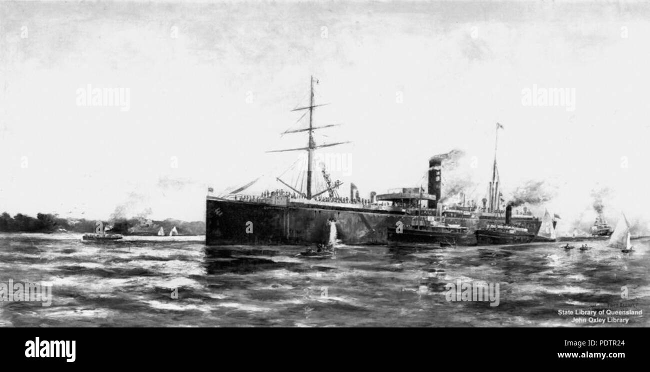 200 StateLibQld 1 103413 Cornwall (ship Stock Photo - Alamy