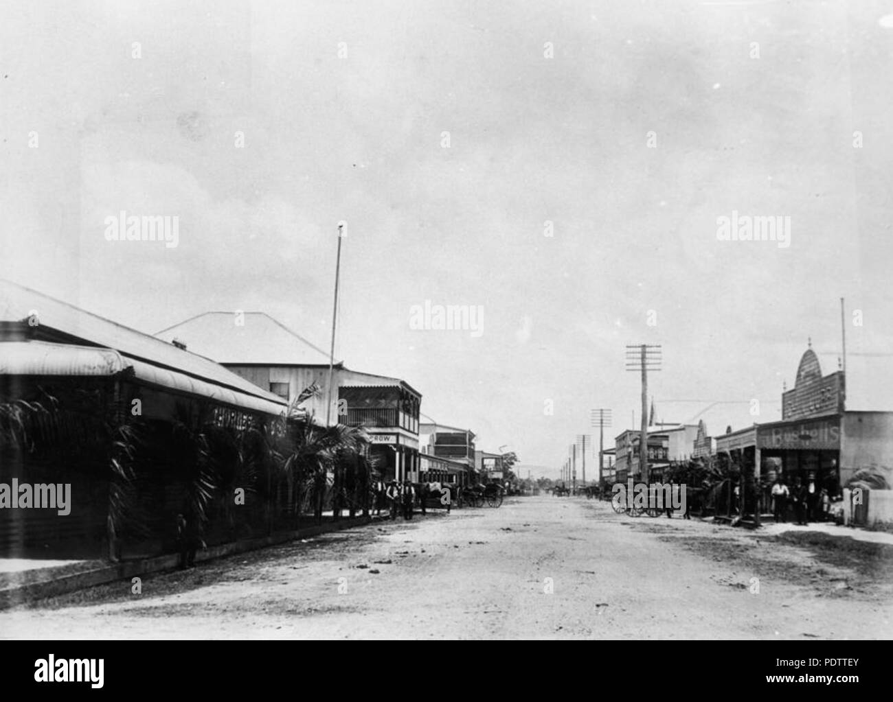 Small town main street 1900's hi-res stock photography and images - Alamy