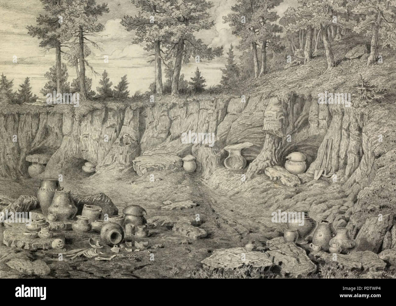 21 Ladislav Benesch - Arheološko najdišče Klenik pri Vačah Stock Photo ...