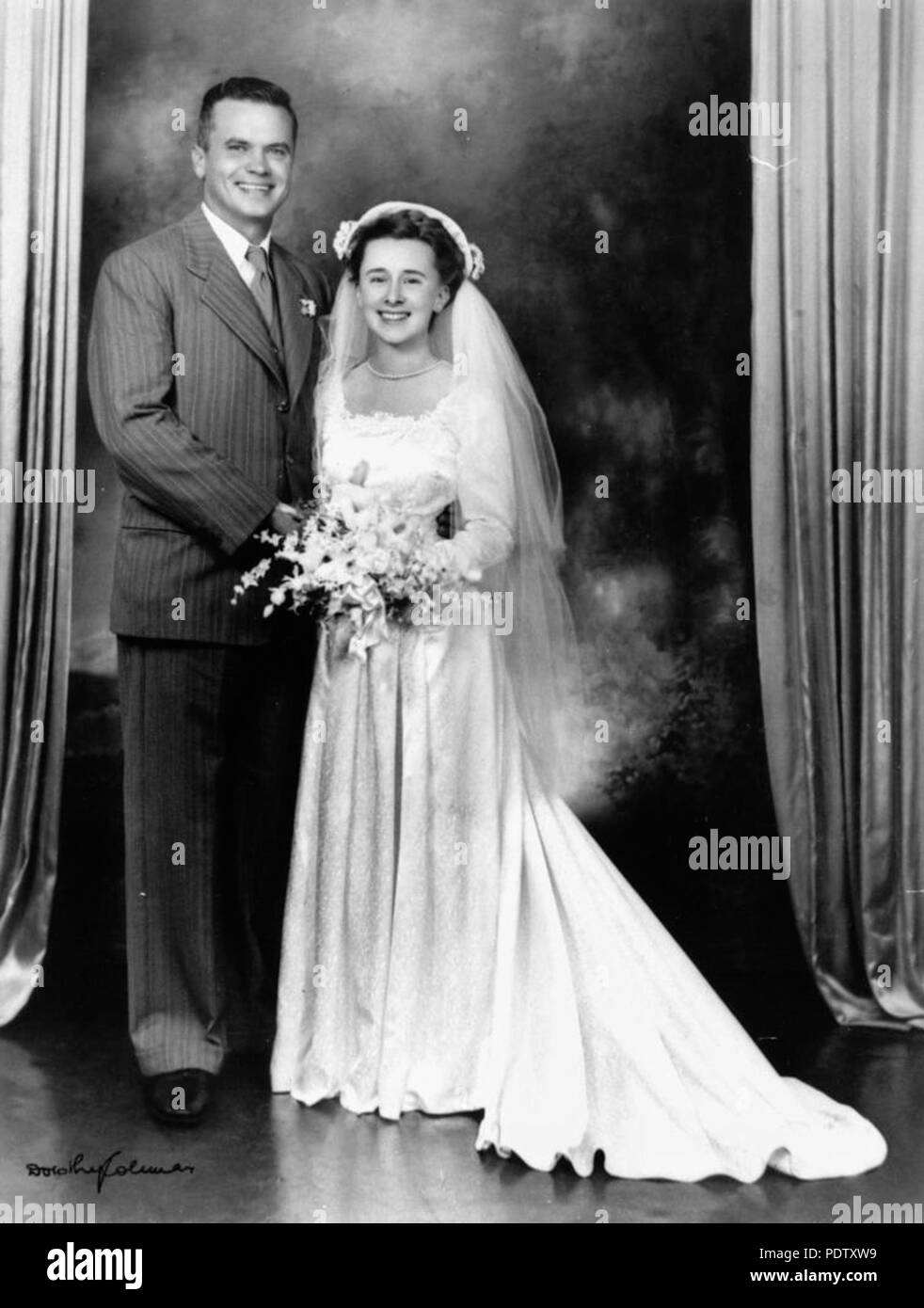 216 StateLibQld 1 129435 Wedding of James Raymond Phillips Fearnley and ...