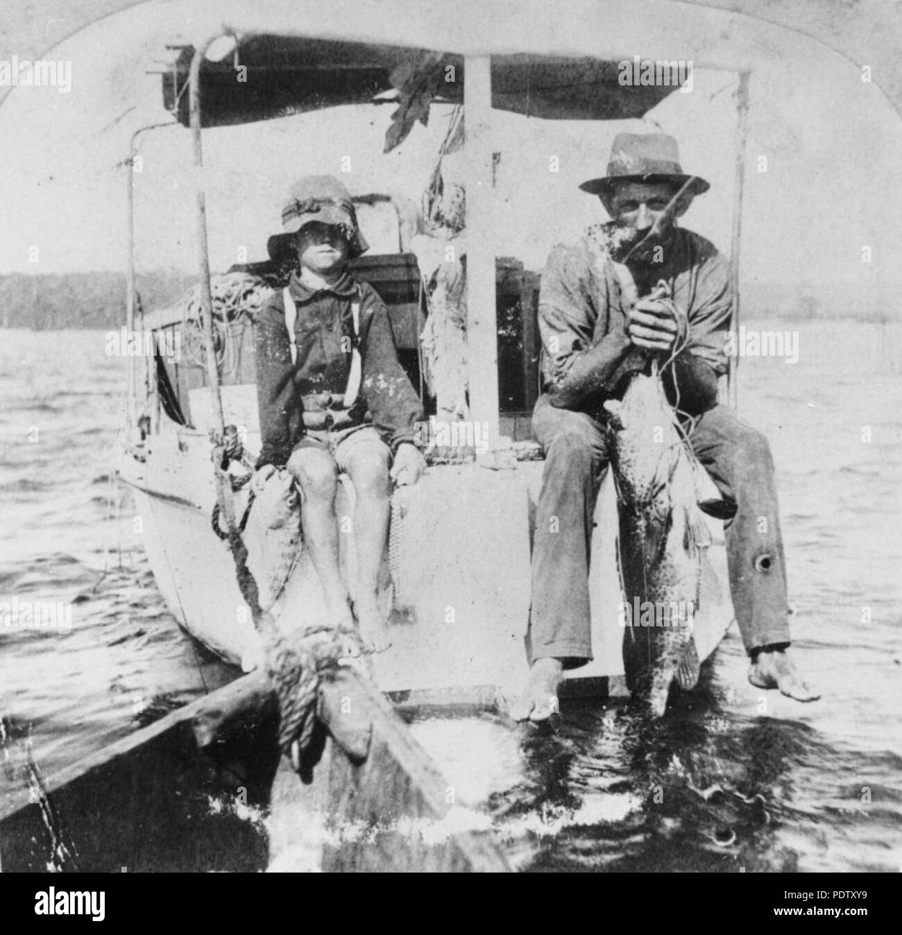 Back of boat Black and White Stock Photos & Images - Alamy