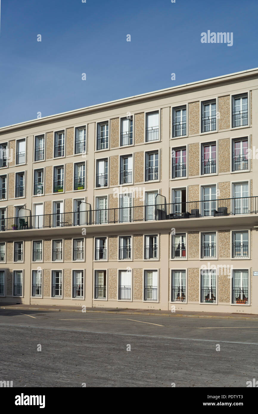Iconic apartment block designed by Auguste Perret in Le Havre, Normandy ...