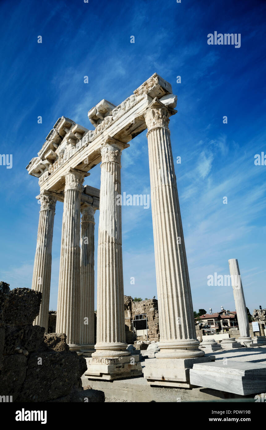 Temple of Apollo in Side, Turkey Stock Photo - Alamy