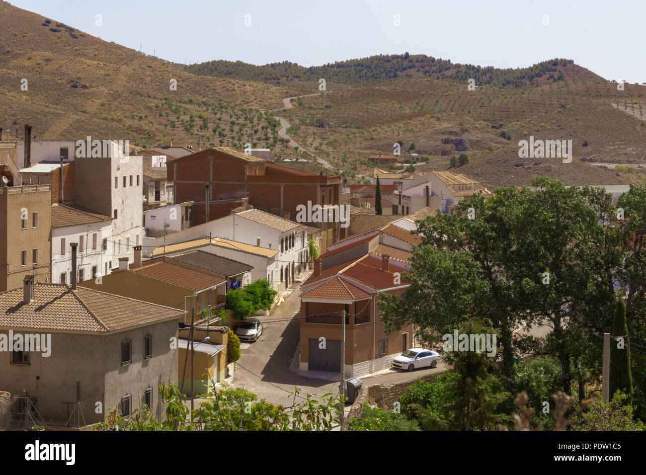 Oria a Small Rural Town in Andalucia Spain Stock Photo - Alamy