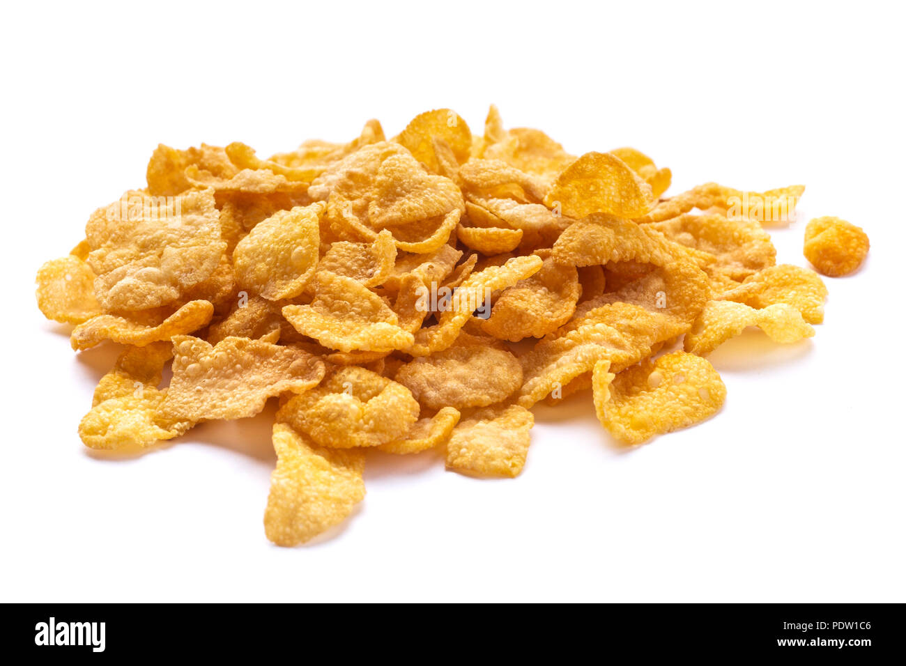 Corn flakes texture Cut Out Stock Images & Pictures - Alamy