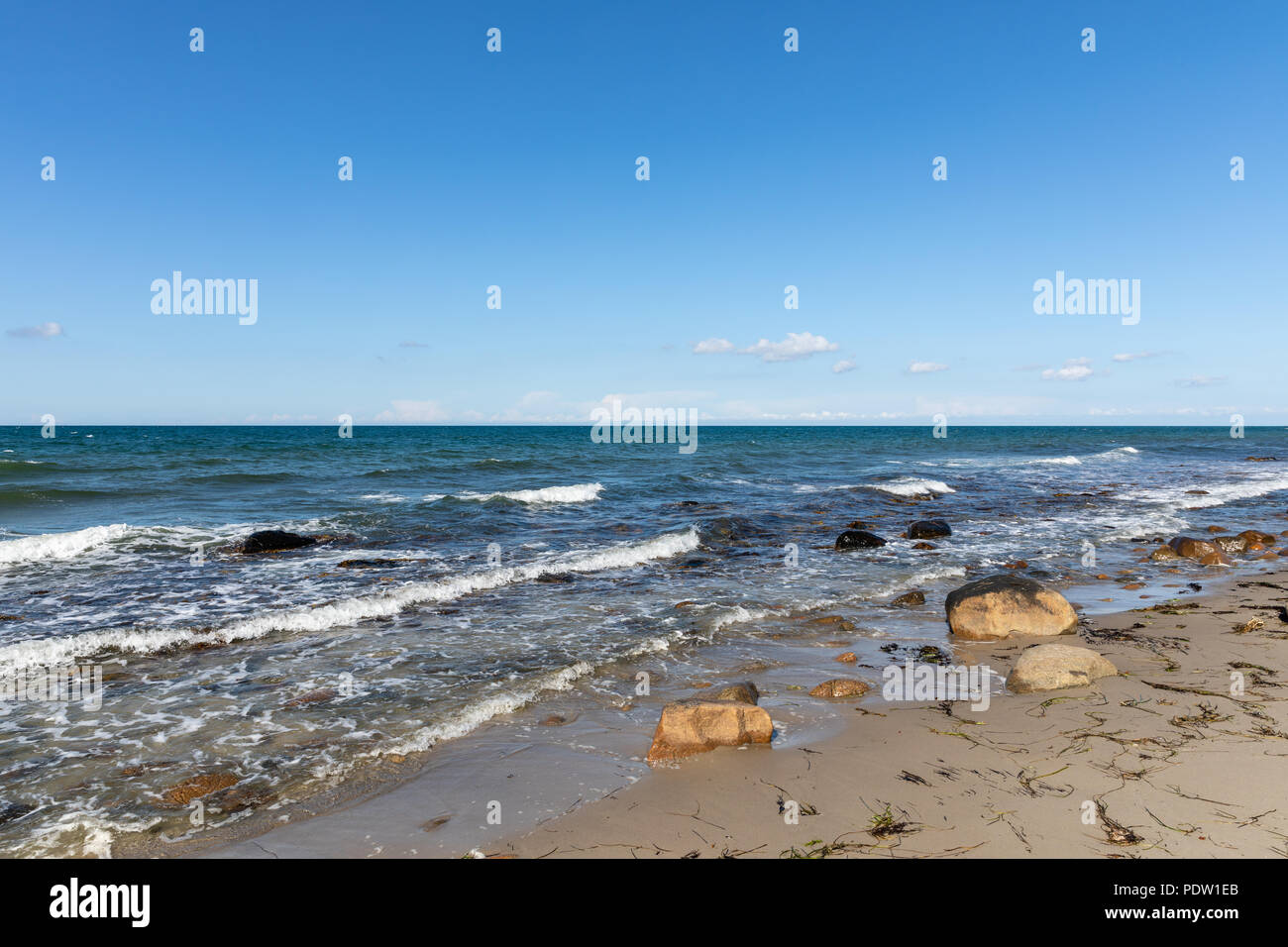 Beach, summer, Laesoe, Denmark Stock Photo - Alamy