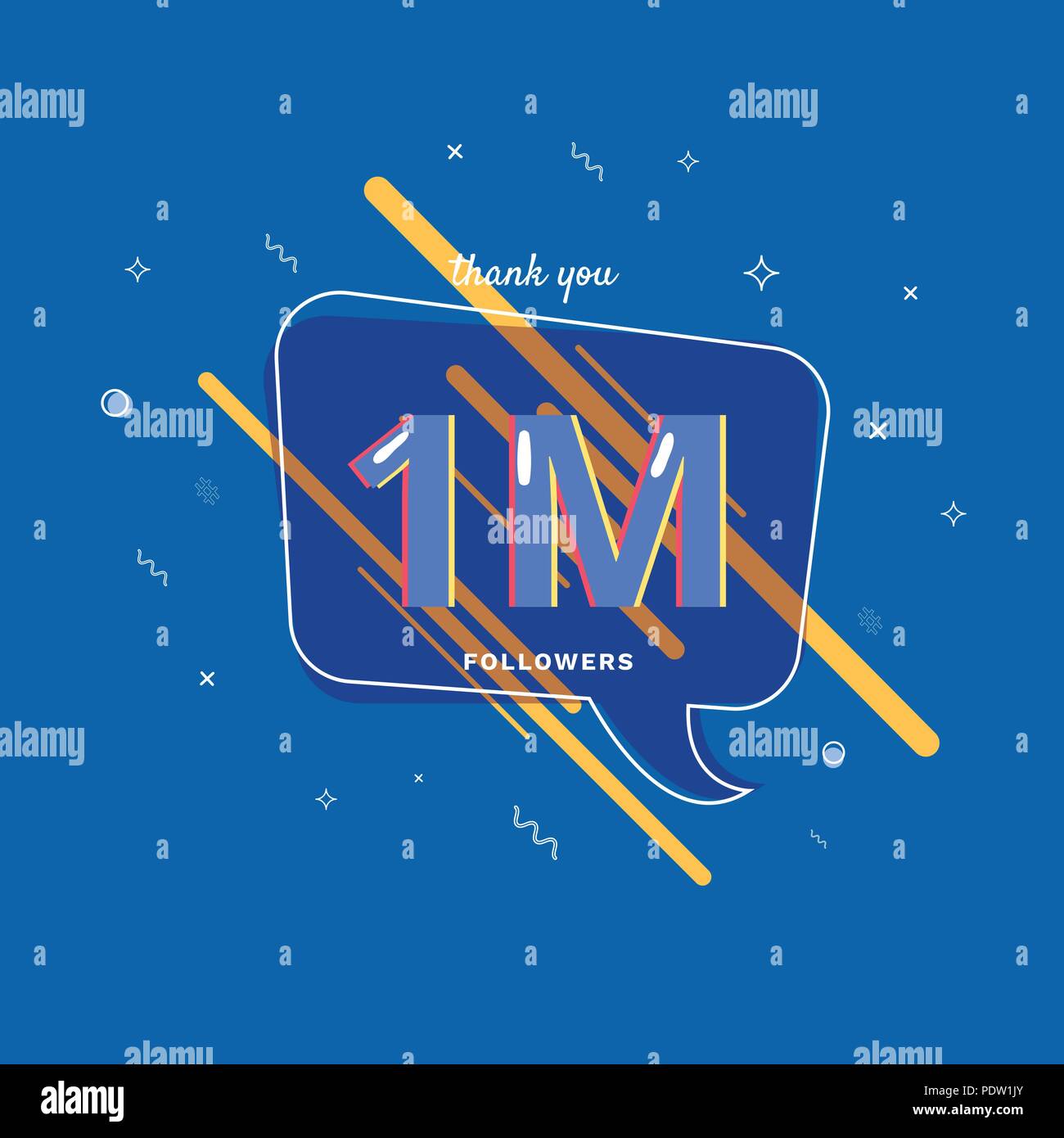 1 million celebration Stock Vector Images - Alamy