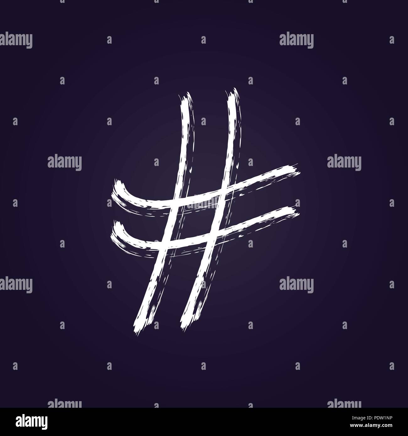 Hashtag symbol emblem Stock Vector Images - Alamy
