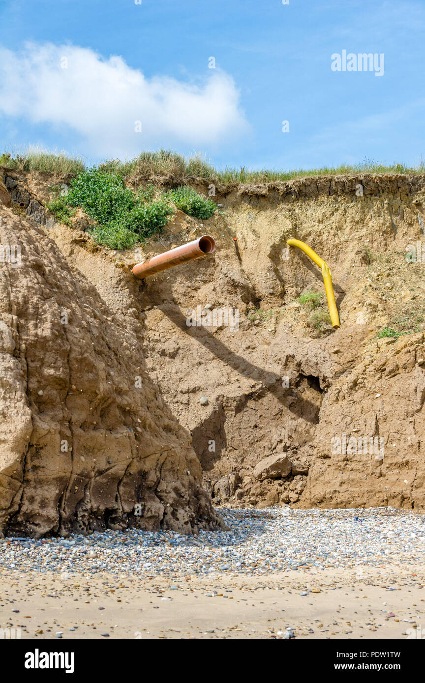Skipsea coastal erosion hi-res stock photography and images - Alamy