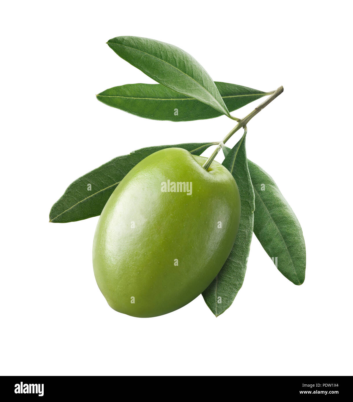 Single green olive hi-res stock photography and images - Alamy