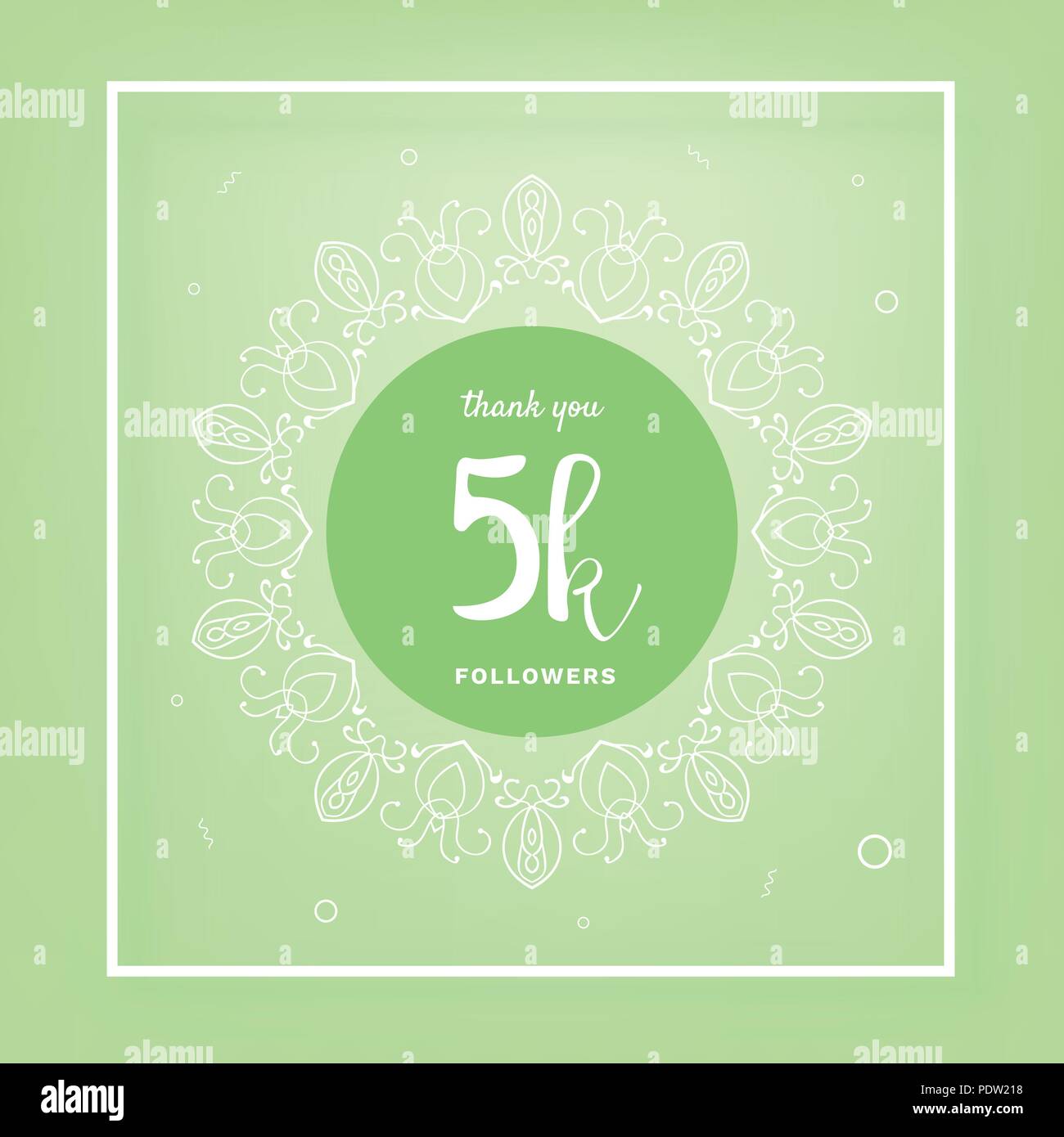 5000 subscribers Stock Vector Images - Alamy