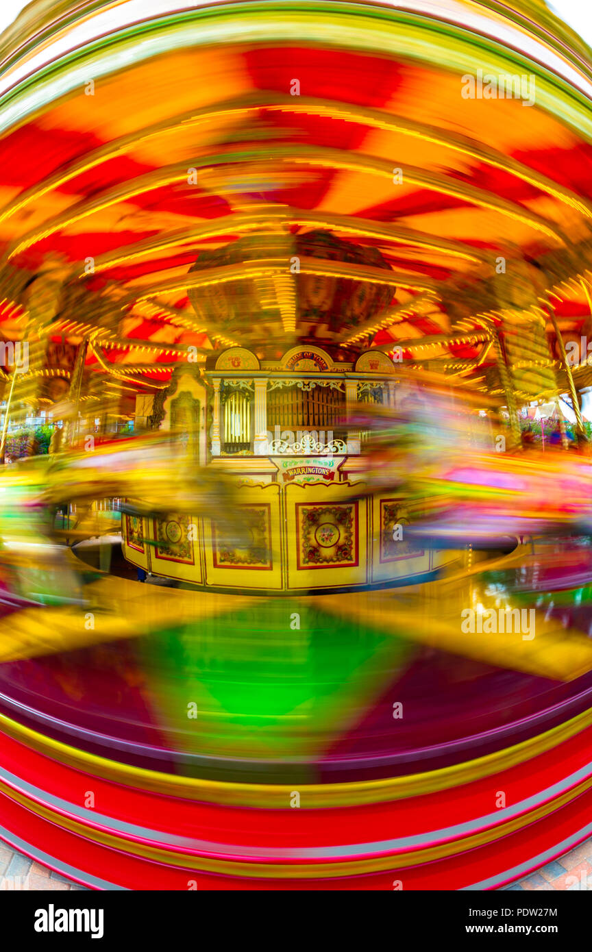 Fairground horse ride roundabout hi-res stock photography and images ...
