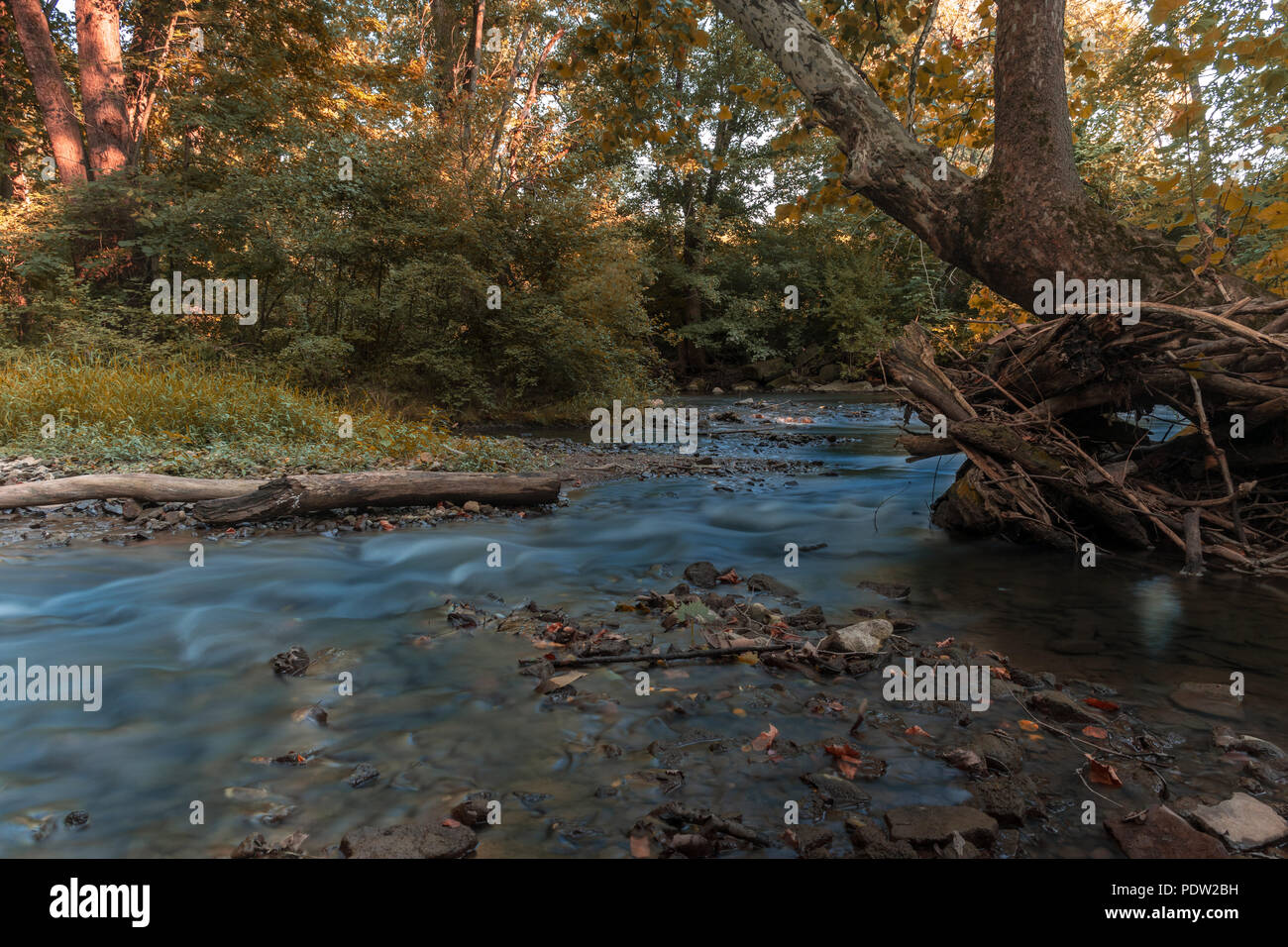 The River Flowing Stock Photo - Alamy