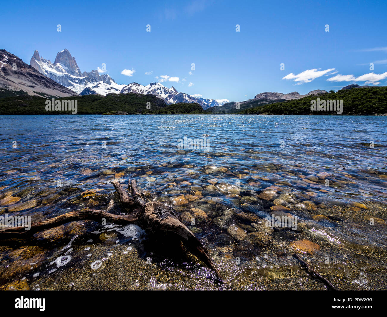Fitz roy with lake hi-res stock photography and images - Alamy