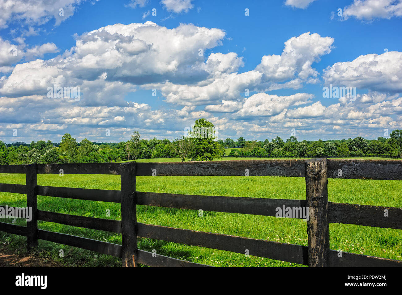 Bluegrass Region of Kentucky Stock Photo - Alamy