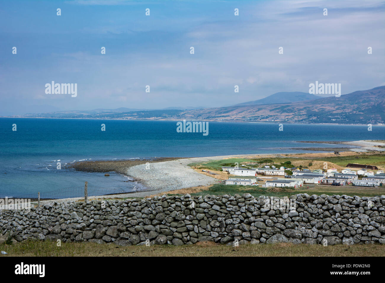 Coastal views of North Wales Stock Photo - Alamy
