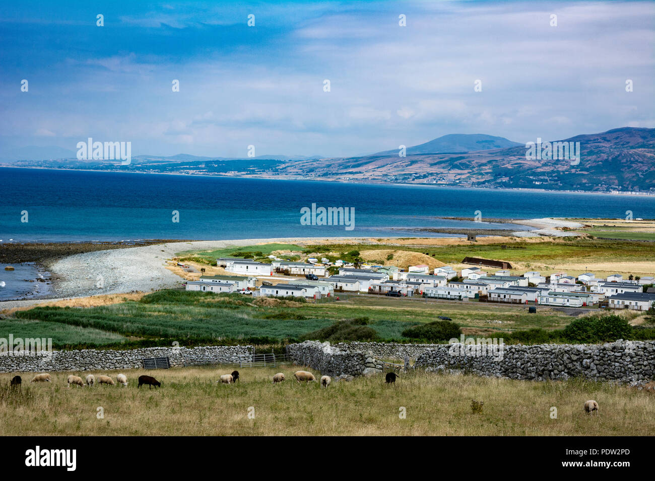 Coastal views of North Wales Stock Photo - Alamy