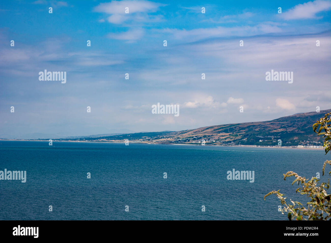 Coastal views of North Wales Stock Photo - Alamy