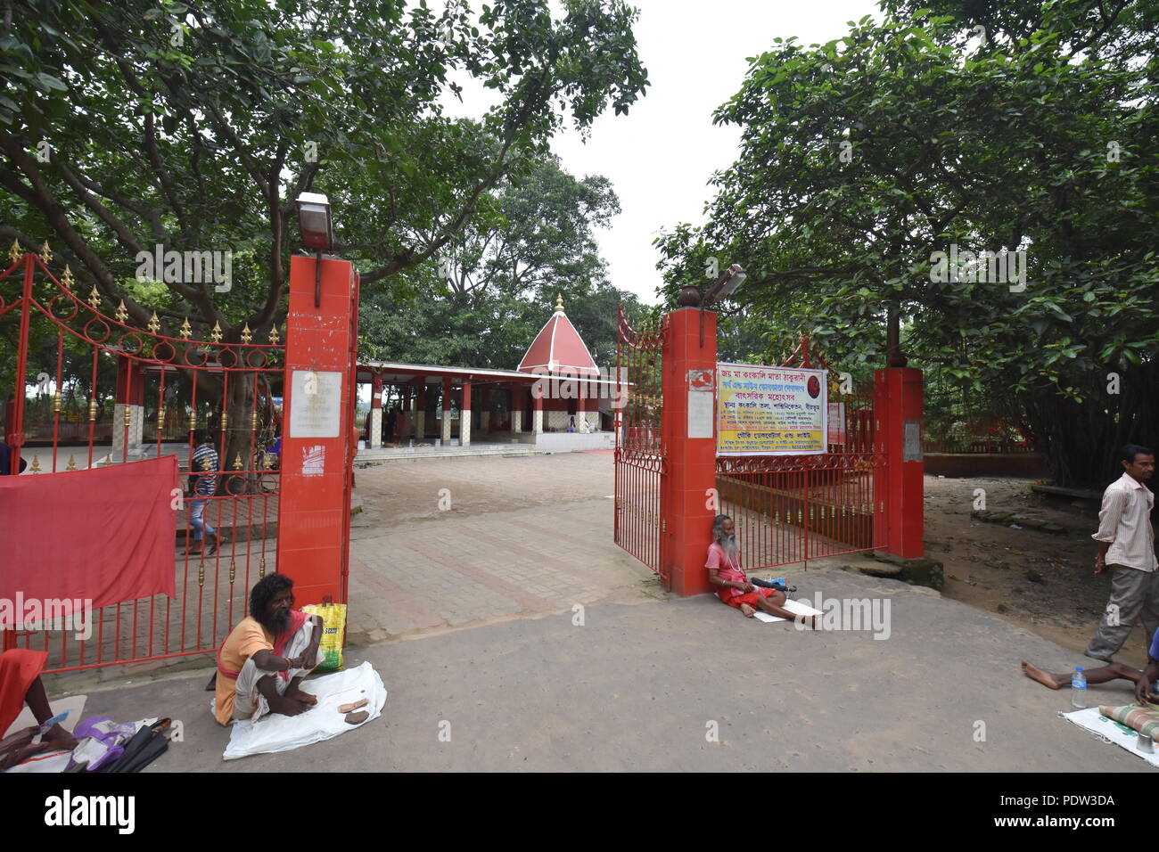 The Kankalitala mandir near Prantik railway station, in the district ...