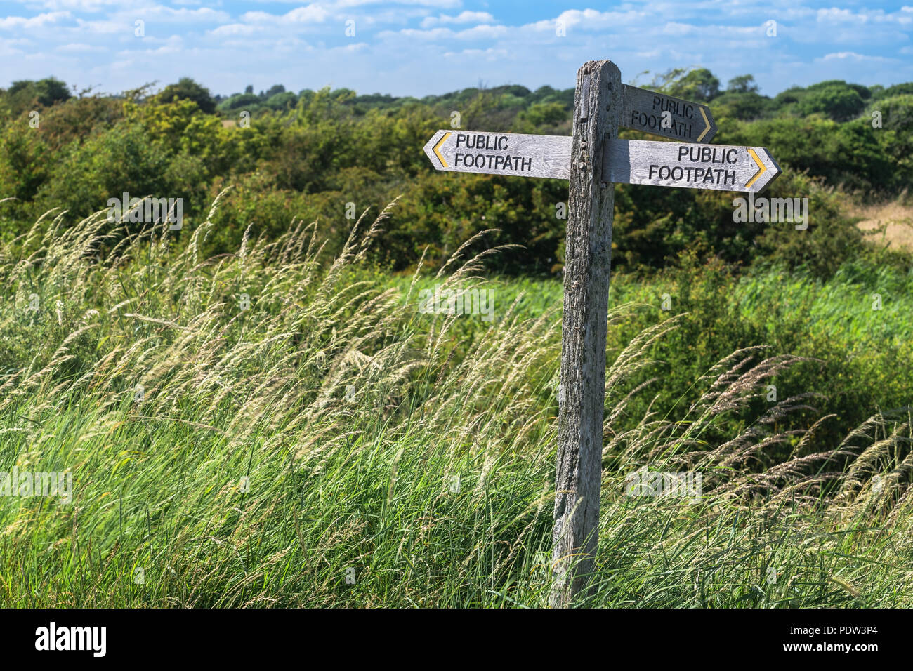 National Park sign destinations point Stock Photo - Alamy
