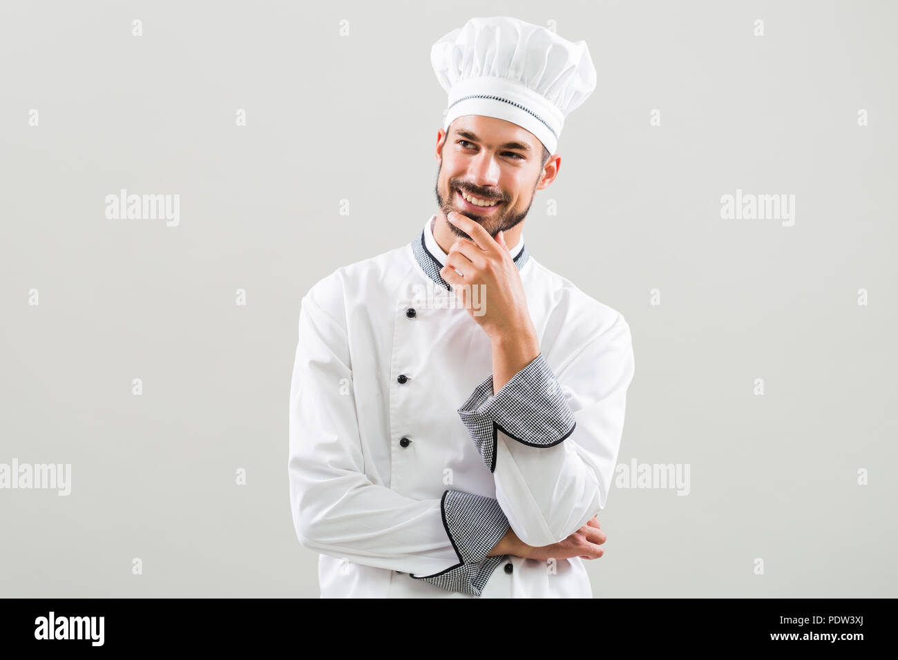 Thinking about the recipe hi-res stock photography and images - Alamy