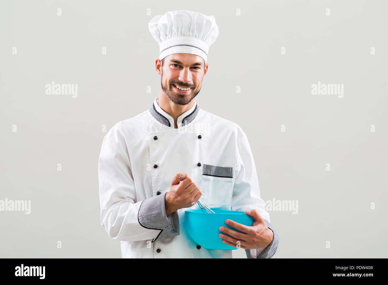 Portrait chef holding mixing bowl hi-res stock photography and images ...