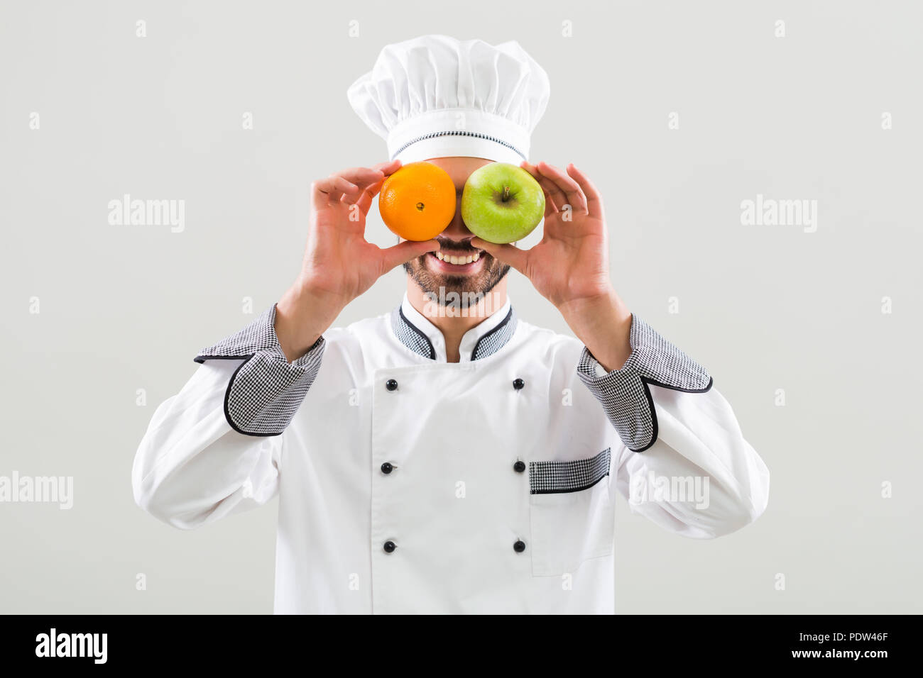 Chefs having fun cooking hi-res stock photography and images - Alamy