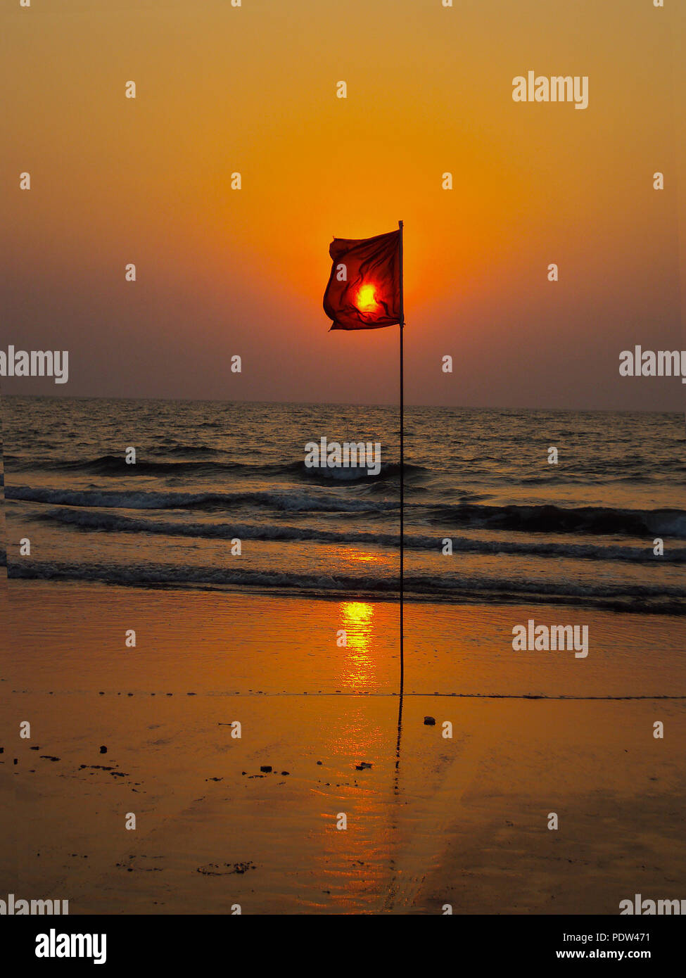 Orange waves tropical sky hi-res stock photography and images - Alamy